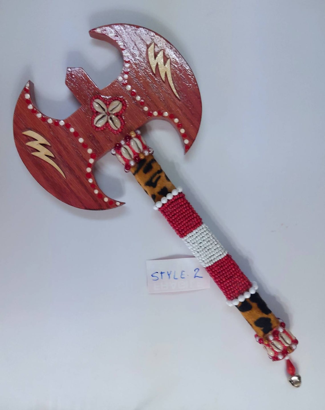 Santeria Yoruba. Wood Double Headed Axe for Shango Orisha - Etsy