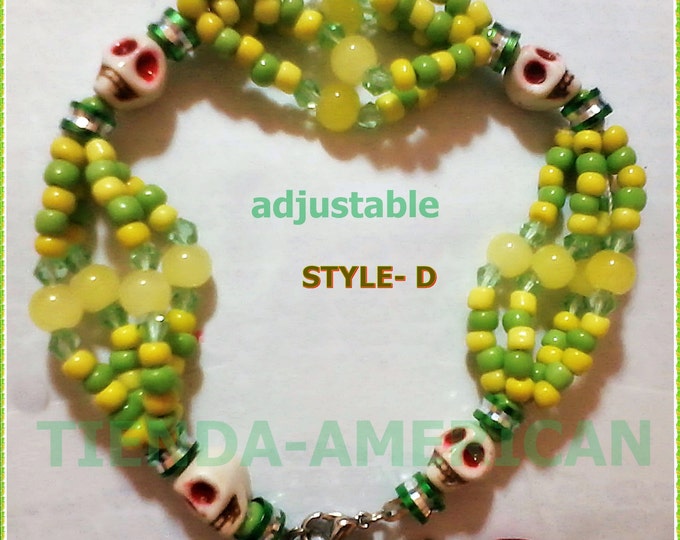 Santeria. Yoruba Beaded Bracelet Idde for ORUNMILA. Orula Orisha. Pulso ...