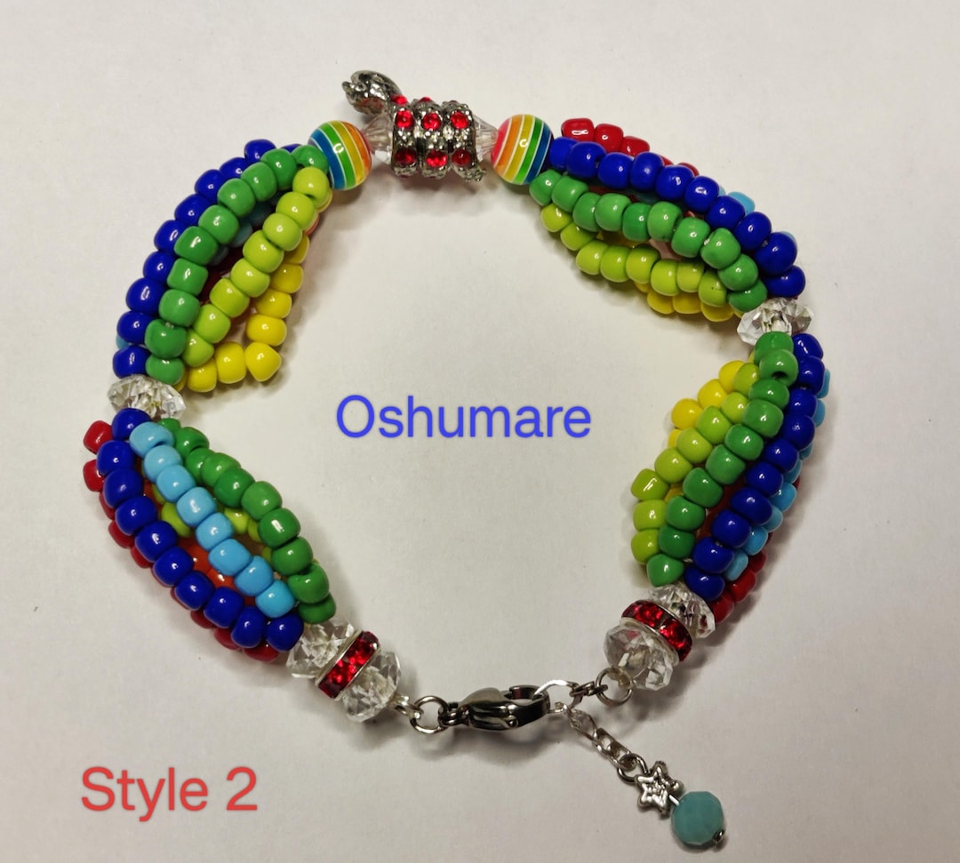 SANTERIA. OSHUMARE ORISHA. Beaded Variations . Free Gift Pouch!! - Etsy
