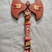 Santeria Yoruba. Wood Double Headed Axe for Shango Orisha- Hacha De ...