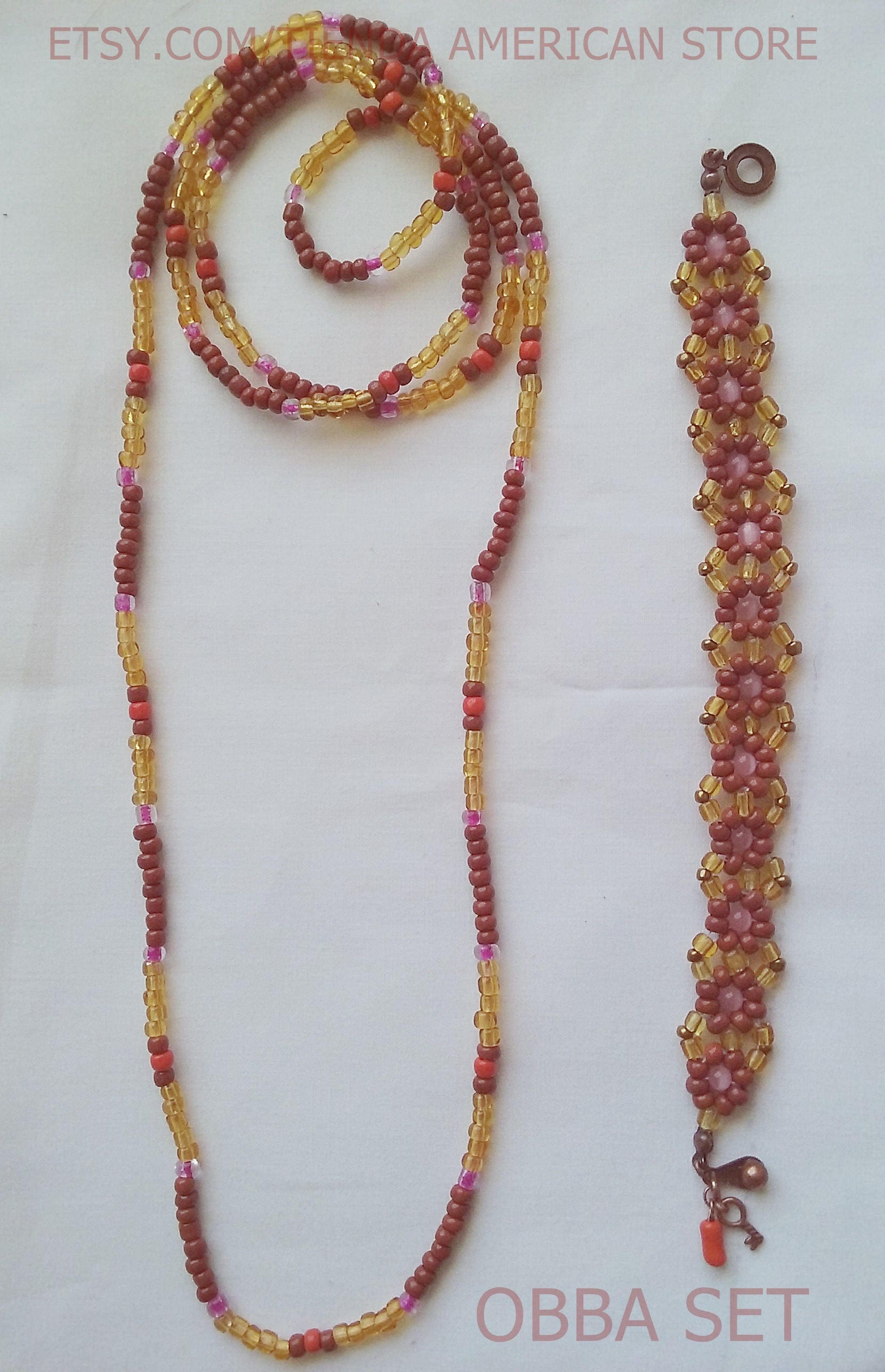 SANTERIA.Yoruba. eleke ilde o collares para OBBA/ OBA - Etsy México