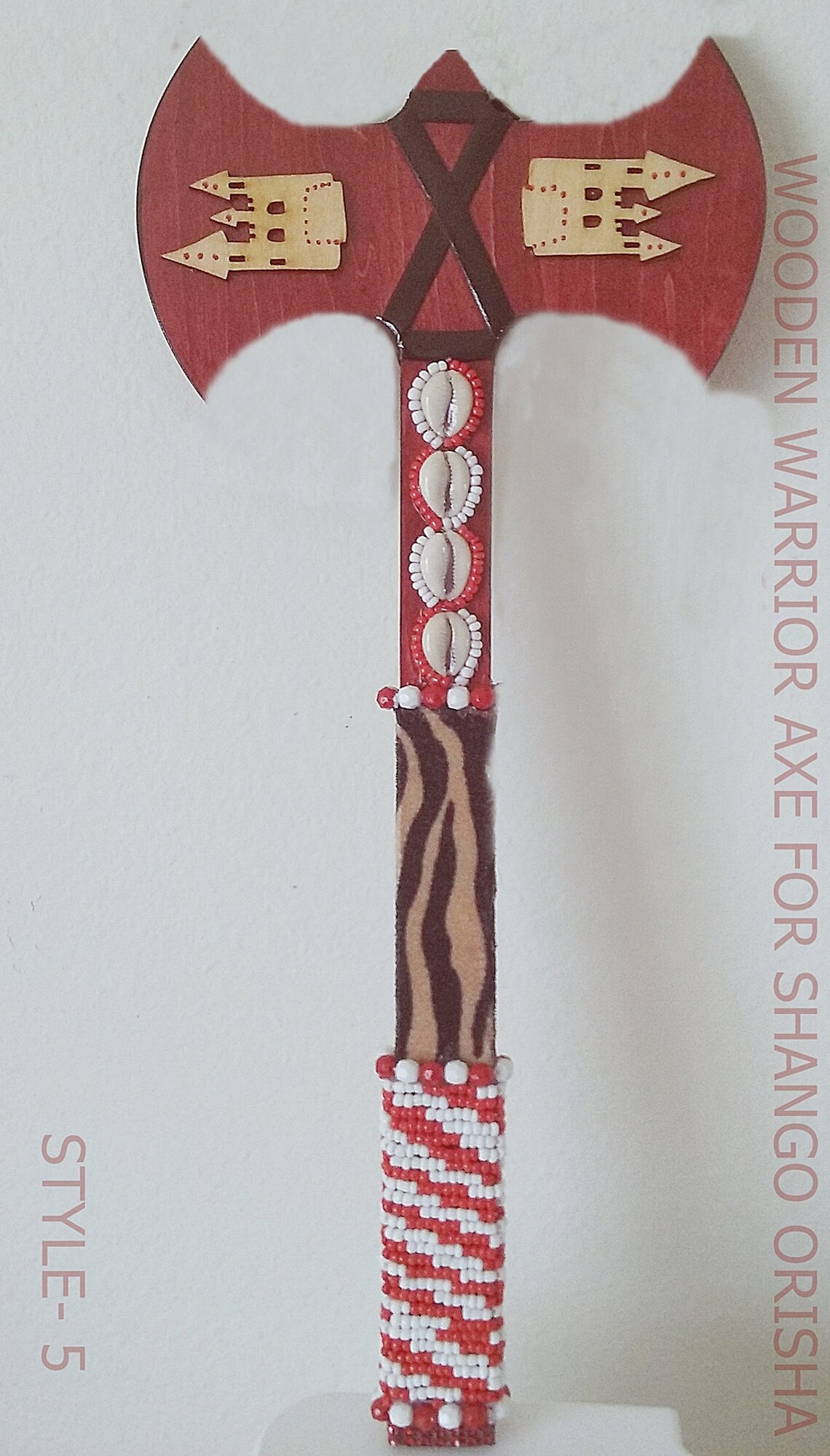 Santeria Yoruba. Wood Double Headed Axe for Shango Orisha - Etsy