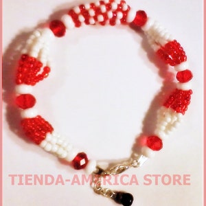 Santeria Yoruba. MAZO'S Idde Bracelet for SHANGO Orisha Pulsera ILDE De ...