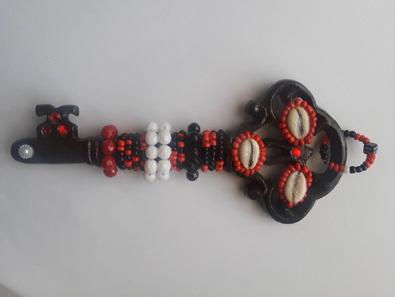 Santeria Yoruba. African TRIBAL .Decorated metal key for | Etsy