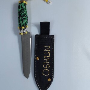 Santeria Yoruba BEADED Steel Knife W/sheath OGBE PINALDO for Orishas ...