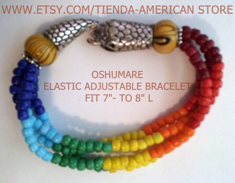 SANTERIA. Yoruba Beaded Variations for OSHUMARE ORISHA .w/ - Etsy