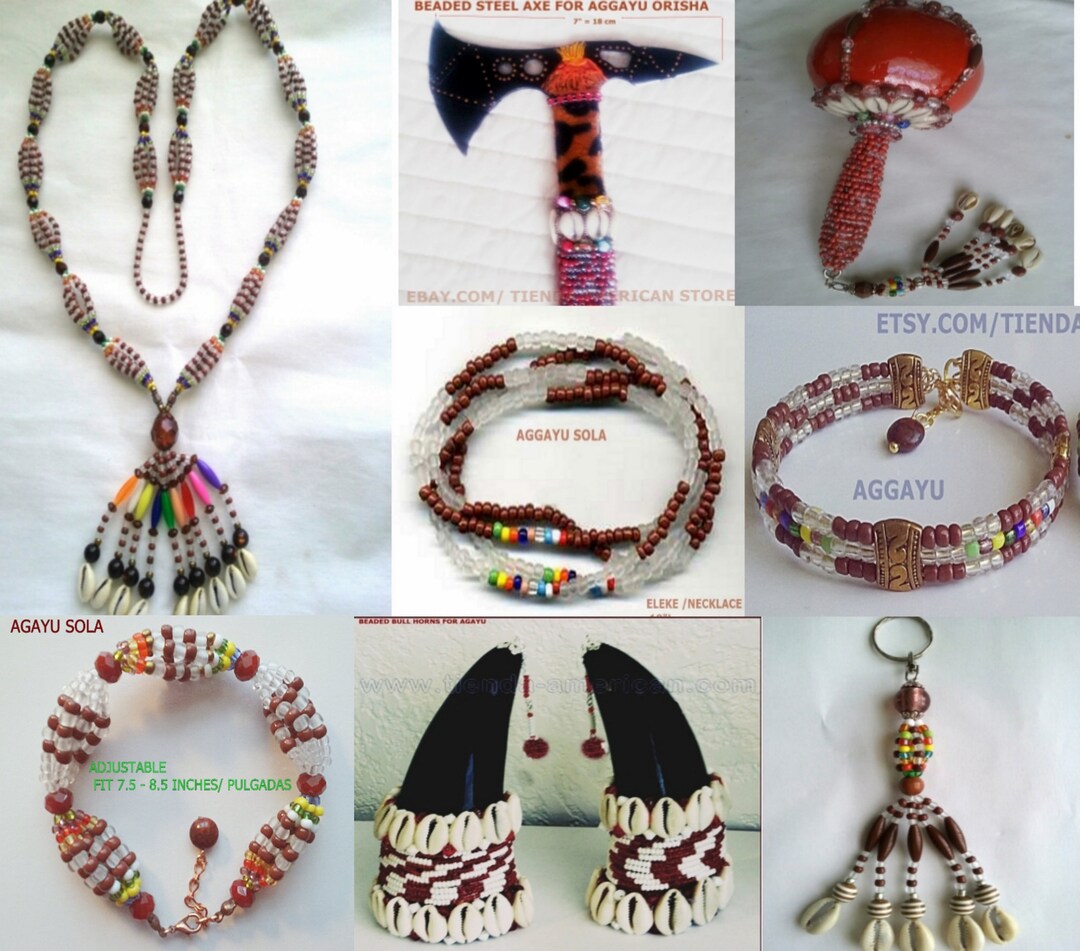 Santeria. Yoruba Eleke Necklace or Bracelet Idde for AGGAYU - Etsy