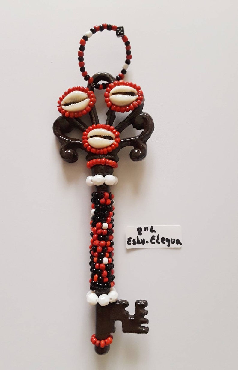 Santeria Yoruba. African TRIBAL .decorated Metal Key for - Etsy