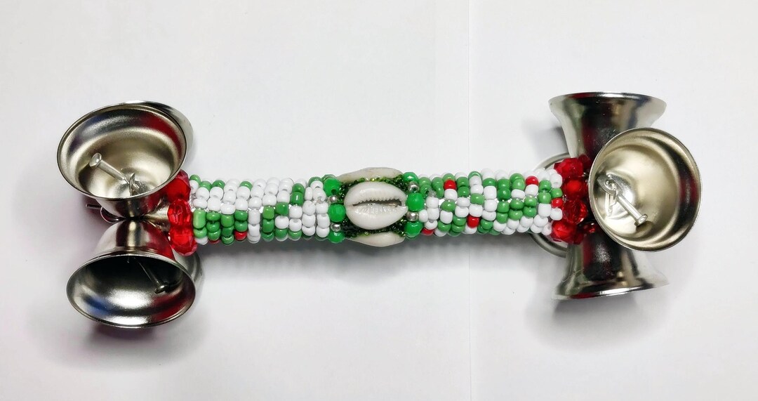 Santeria Yoruba. 8 Bells Agogo for Oduduwa Orisha. Agogo De 8 Campanas ...