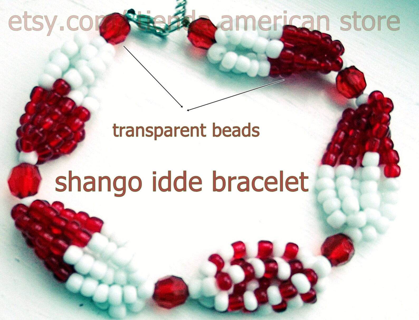 Santeria Yoruba. MAZO'S Idde Bracelet for SHANGO Orisha - Etsy