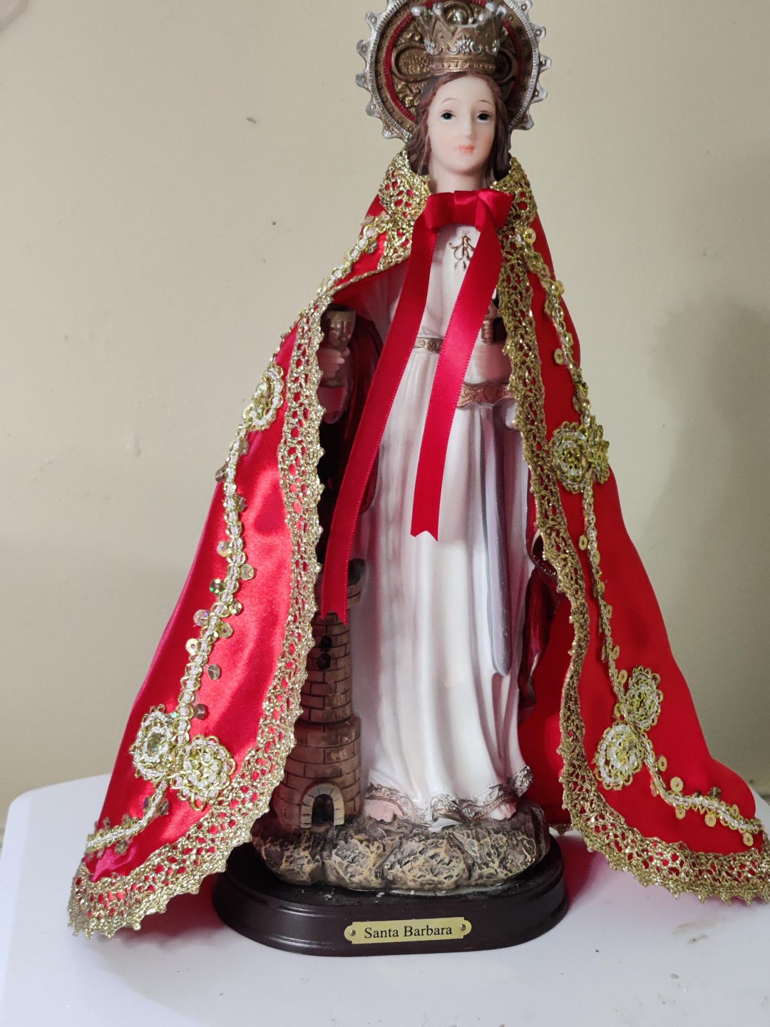 Satin Cape for Catholic Saints Statues. Capa De Satin Para Estatuas De ...