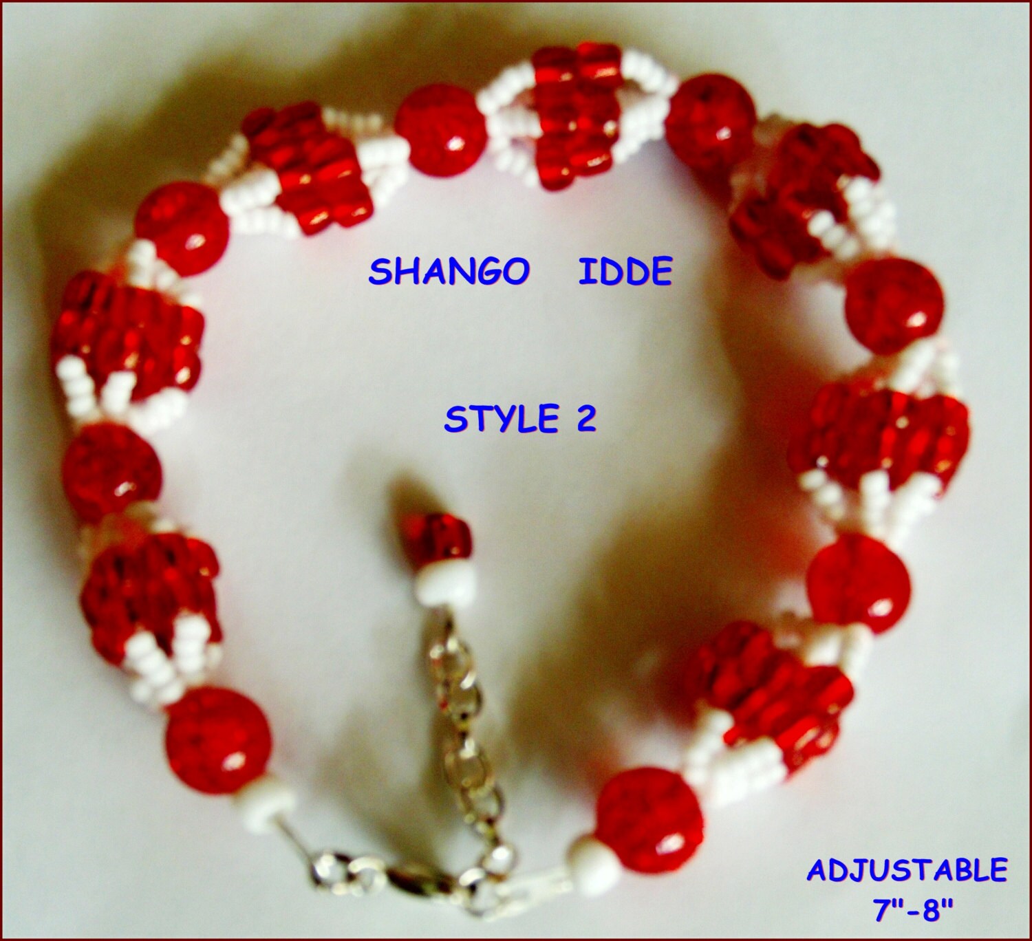 Santeria Yoruba. MAZO'S Idde Bracelet for SHANGO Orisha - Etsy