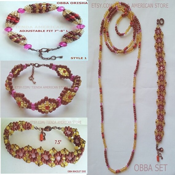 SANTERIA.Yoruba. eleke ilde o collares para OBBA/ OBA - Etsy México