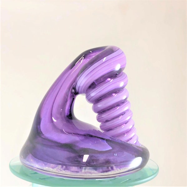 Purple Paperweight - Etsy