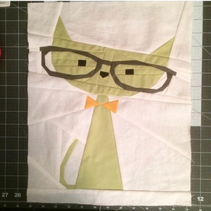 Hipster Cat Paper Piecing Patterns (bundle of 5), PDF - Etsy