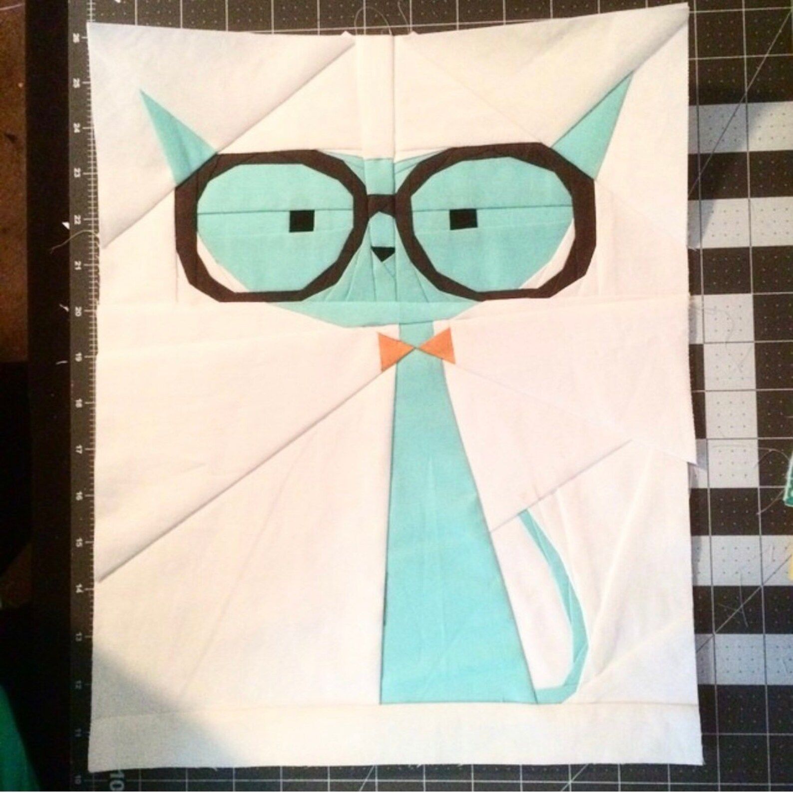 Hipster Cat Paper Piecing Patterns (bundle of 5), PDF - Etsy