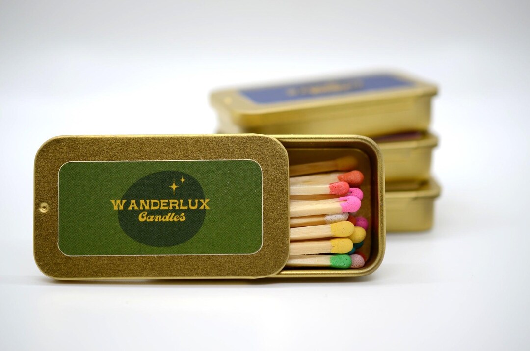 Wanderlux Match Tins - Grove Green - Etsy