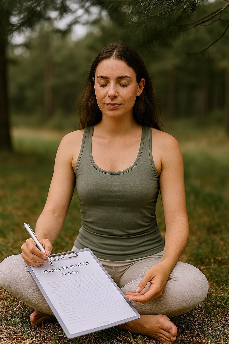 Simple Weight Loss Tracker | Printable and Digital Wellness Planner ...