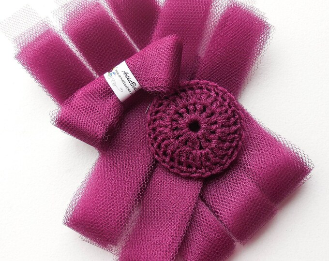 Burgundy Nylon Netting Supplies - Set of 4 Through 20 - Precut Nylon ...
