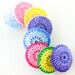 Crochet Nylon Dish Scrubbies Set of 8 Pastel Collection Pot Scrubber - Etsy