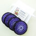 Nylon Pot Scrubbies Set of 2 Through 10 Multicolor Black and Purple ...