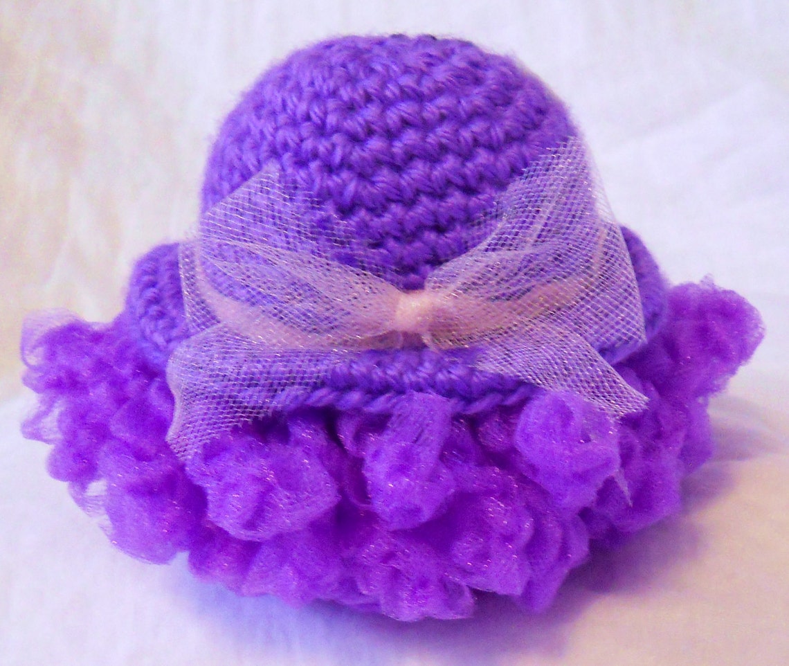 Purple Bathroom Poof Pretty in Pearls Scrubble Soft | Etsy