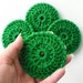 Crochet Nylon Dish Scrubbie Grass Green Scrubber Set of 2 - Etsy