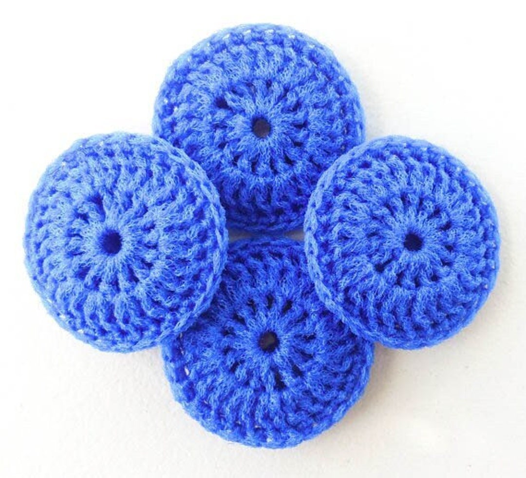 Nylon Netting Dish Scrubbies - Set of 2 Through 10 - Cobalt Blue ...