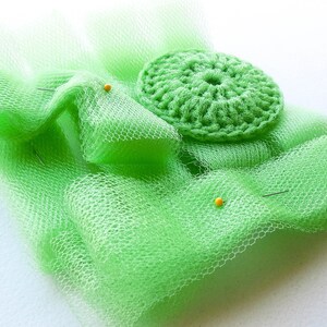 Lime Green Nylon Netting Strips Set of 4 Through 20 Precut - Etsy