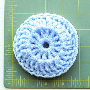 Pastel Crochet Nylon Pot Scrubbers - Set of 4 - Pink, Blue, Purple and ...