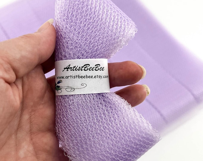 DIY Dish Scrubbers - Wisteria Precut Nylon Netting Strips - Set of 4 ...