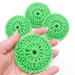 Lime Green Dish Scrubbies Set of 2 Through 10 Crochet - Etsy