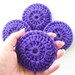 Nylon Pot Scrubber Set of 2 Through 10 Royal Purple Dish Scrubbies - Etsy