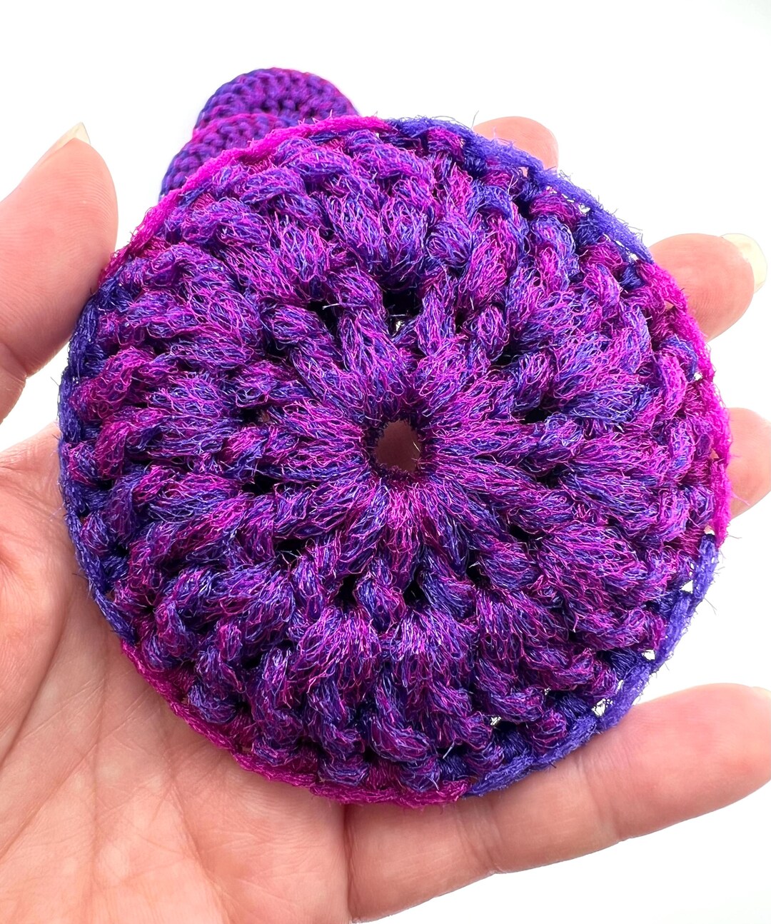 Heavy Duty Crochet Dish Scrubbies - Set of 2 Through 10 - Pink and ...