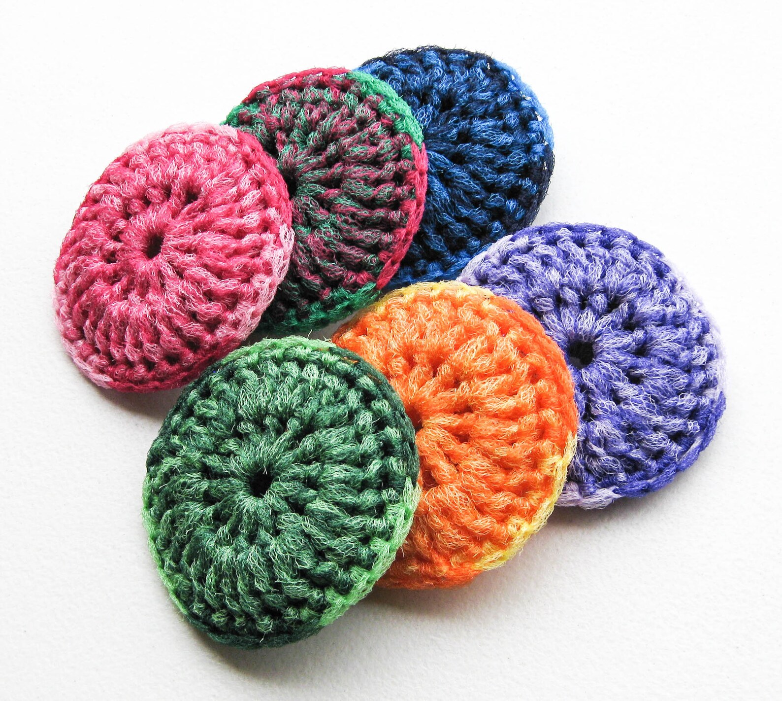 Heavy Duty Dish Scrubbies Choose Your Color Set of 2 Through 100 ...