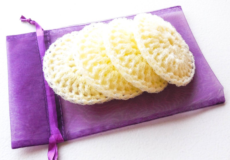 Nylon Netting Pot Scrubber Set of 2 Through 10 Cream - Etsy