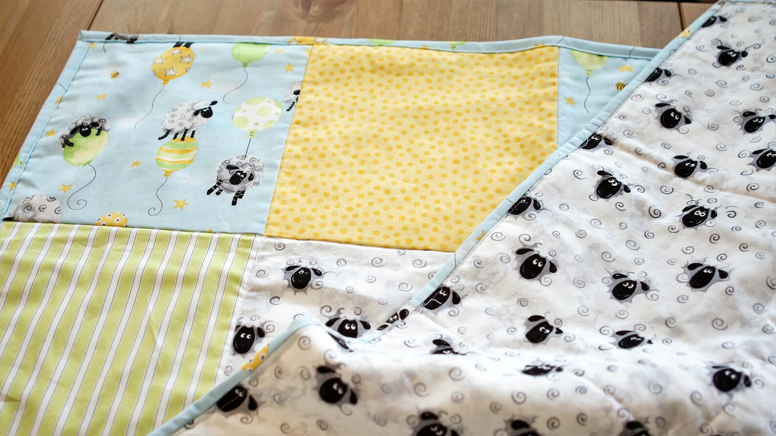 Baby Boy Lamb Quilt Sheep Crib Bedding Lewe the Lamb Quilt | Etsy