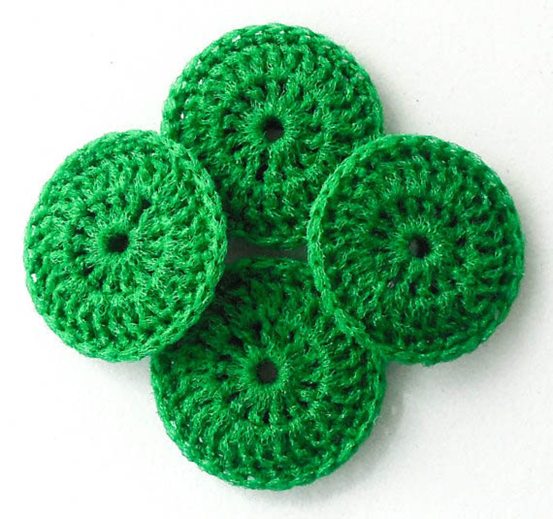 Crochet Nylon Dish Scrubbie Grass Green Scrubber Set of 2 - Etsy