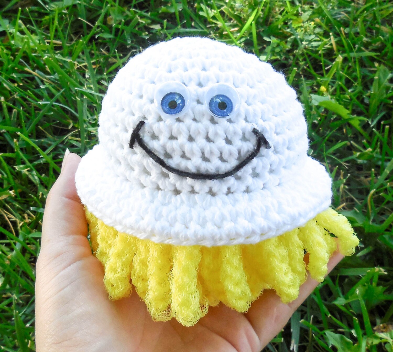 Crochet Pot Scrubber Mr. Scrubbles Crochet Sponge Nylon - Etsy