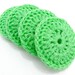 Lime Green Dish Scrubbies Set of 2 Through 10 Crochet - Etsy