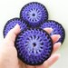 Nylon Pot Scrubbies Set of 2 Through 10 Multicolor Black and Purple ...