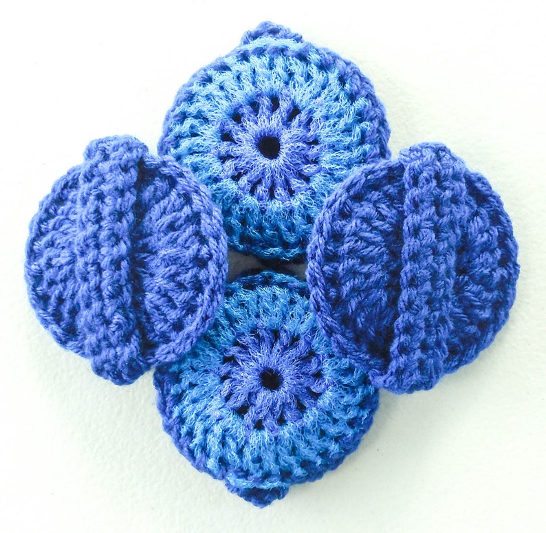 Multipurpose Pot Scrubber - Set of 2 Through 10 - Peacock Blue and ...