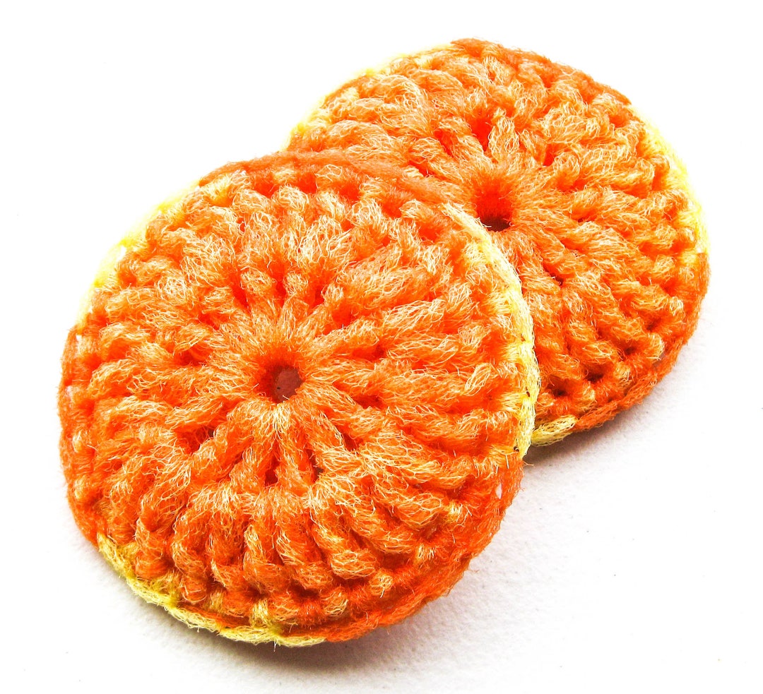 Heavy Duty Nylon Dish Scrubbies - Set of 2 Through 10 - Crochet Pot ...