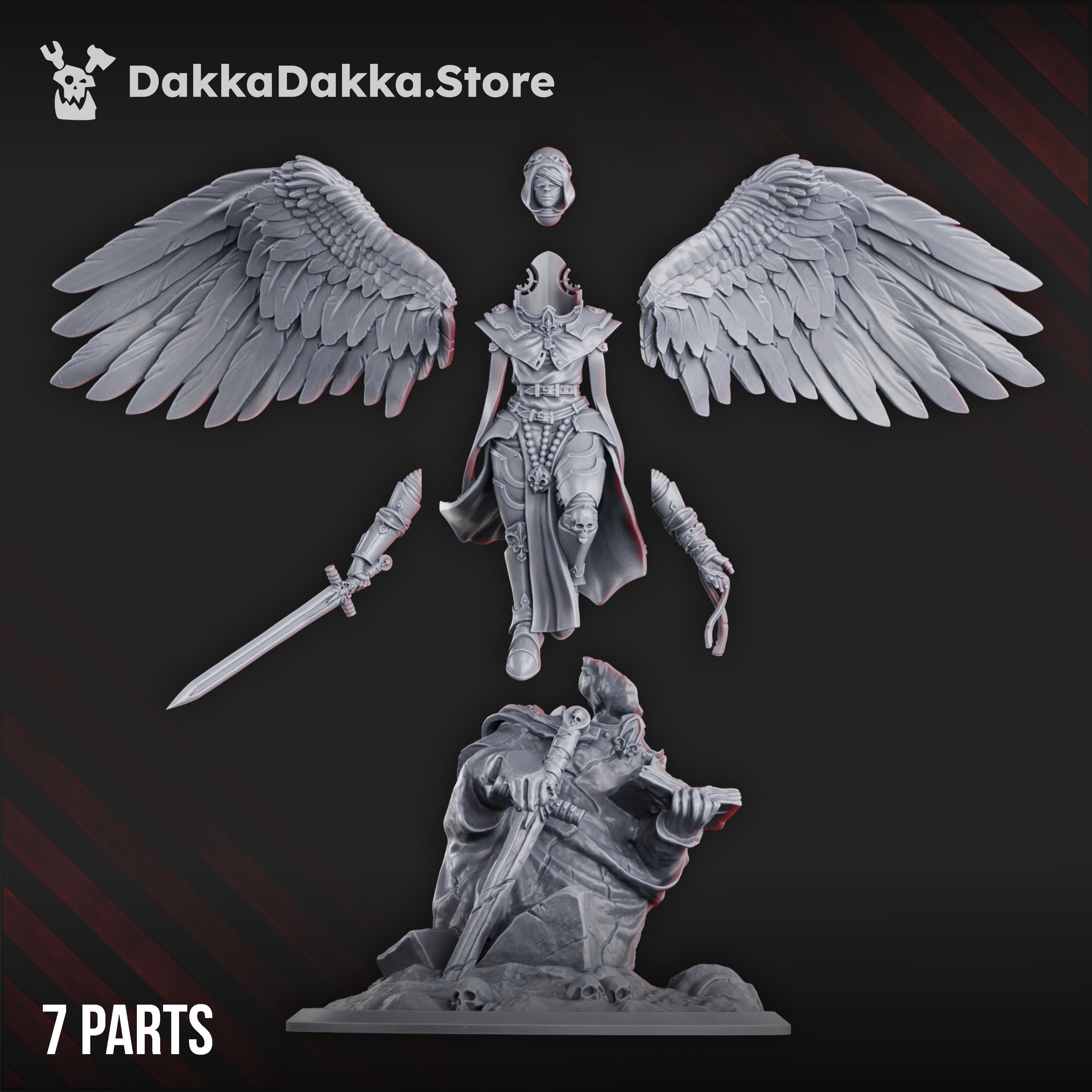 3D Printed Archangel Elizabeth by Dakkadakka Miniatures - Etsy