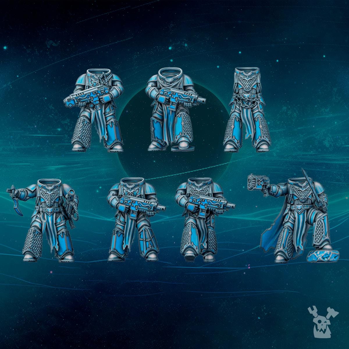 3D Printed Scylla Squad Build-kit by Dakkadakka Miniatures - Etsy