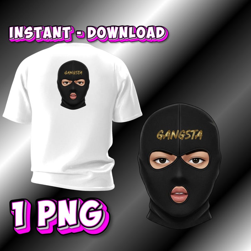 Gangster Mask - Etsy