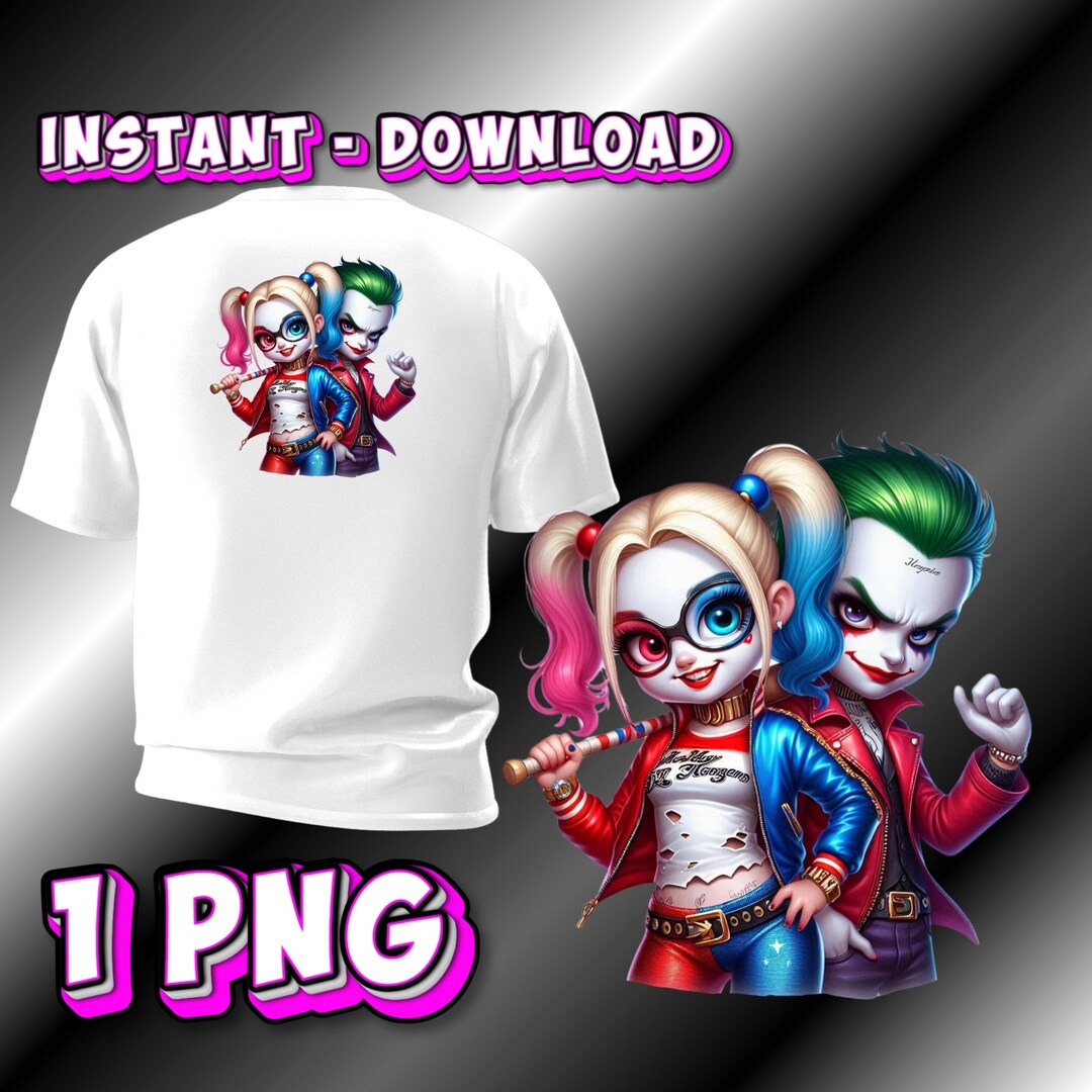 Chibi Gangster Couple Art, Punk Style PNG (digital Download) - Etsy