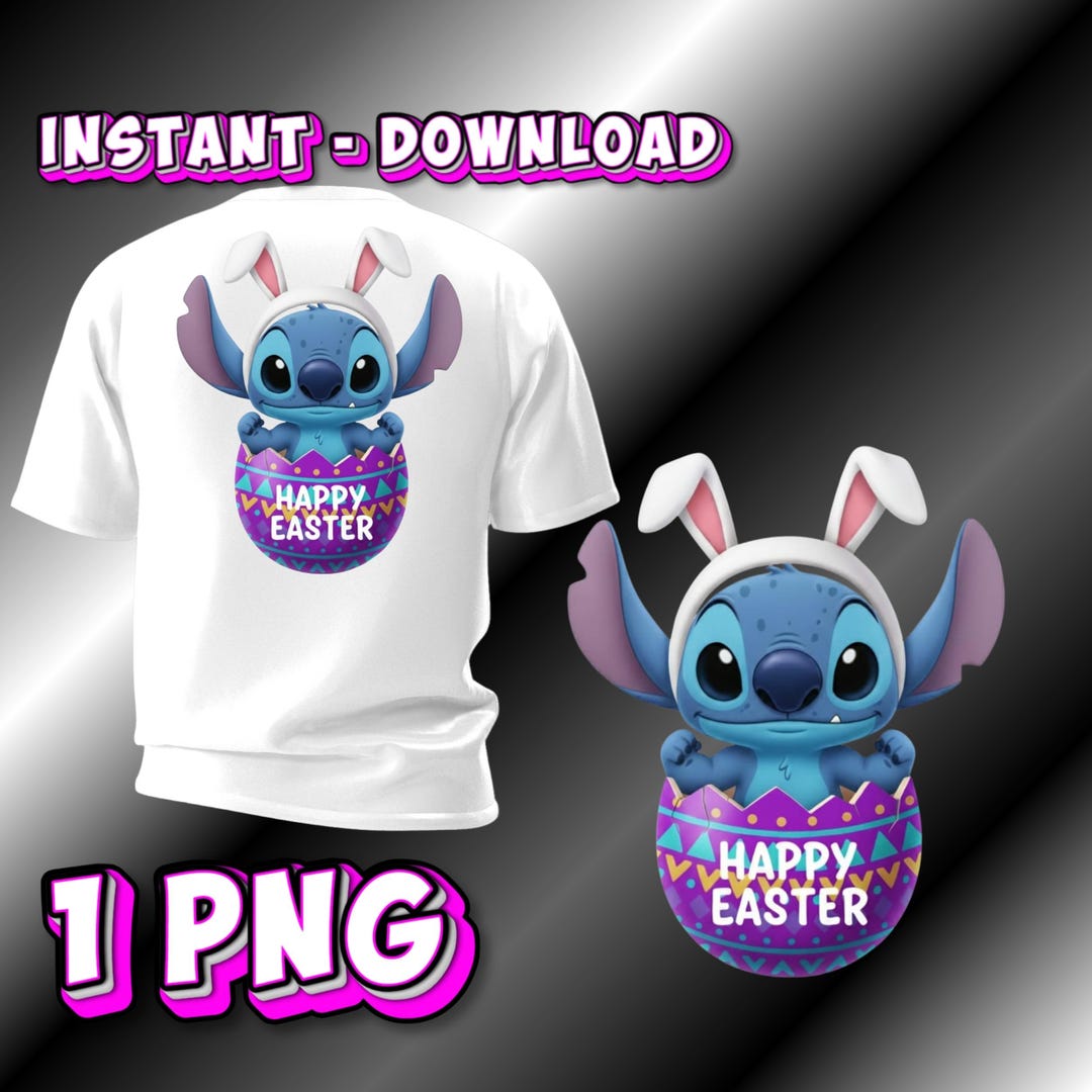 Cute Easter Bunny PNG | Urban Gangster Easter Egg Design | Cartoon Blue ...