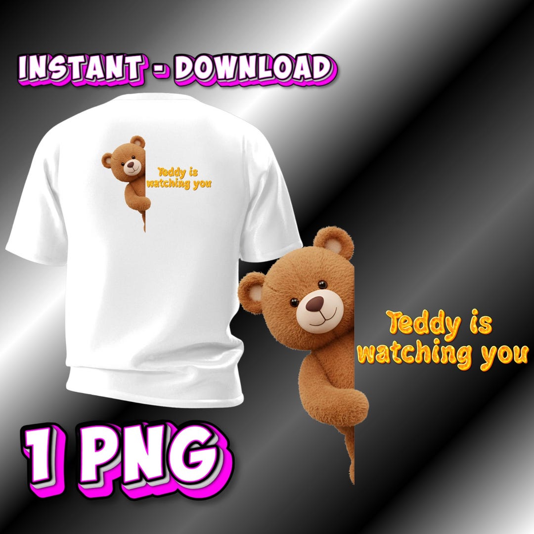 Cute Teddy Bear Watching You PNG | Funny Peekaboo Teddy | Cute Cartoon ...