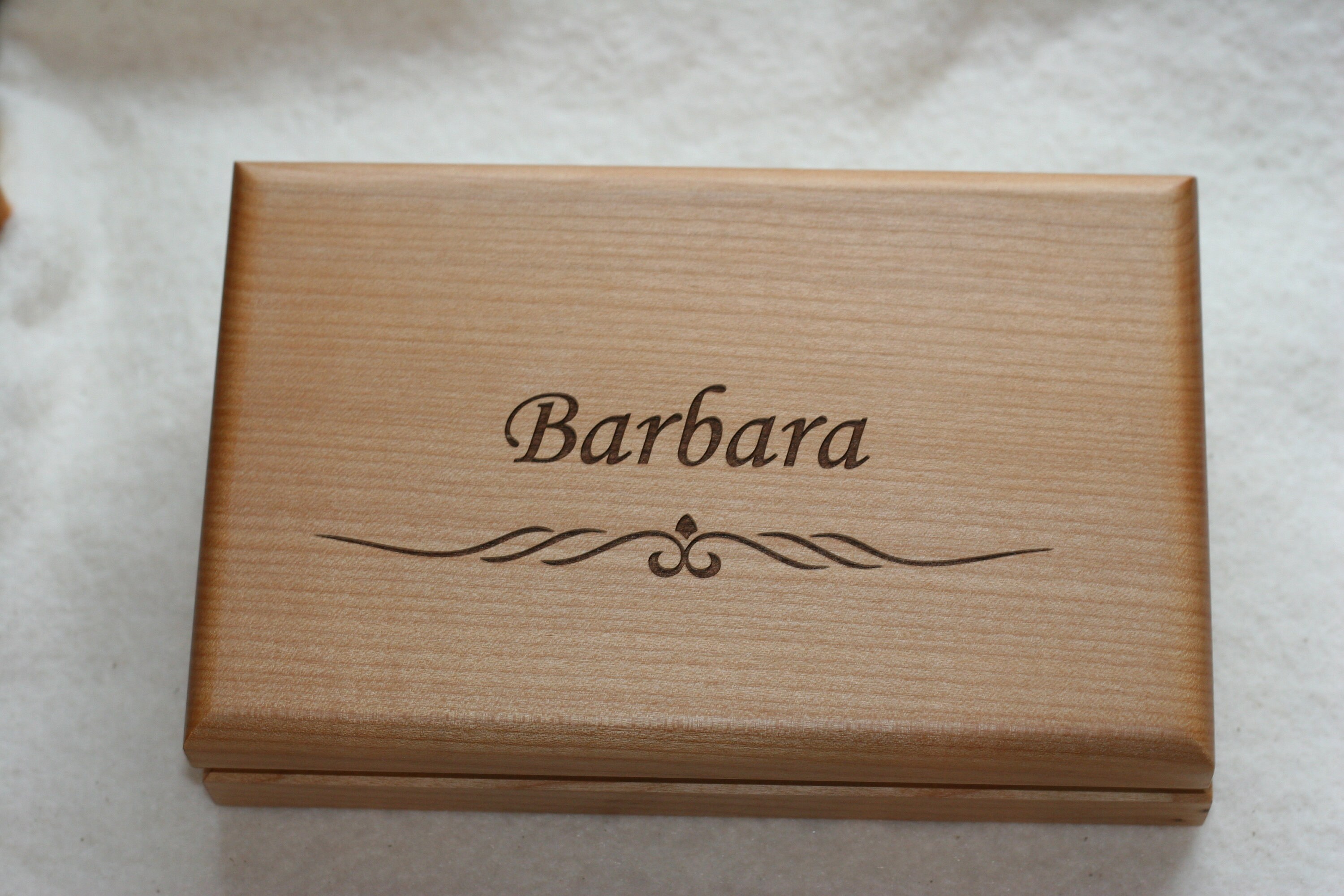HARDWOOD KEEPSAKE BOX With Laser Engraving - Etsy